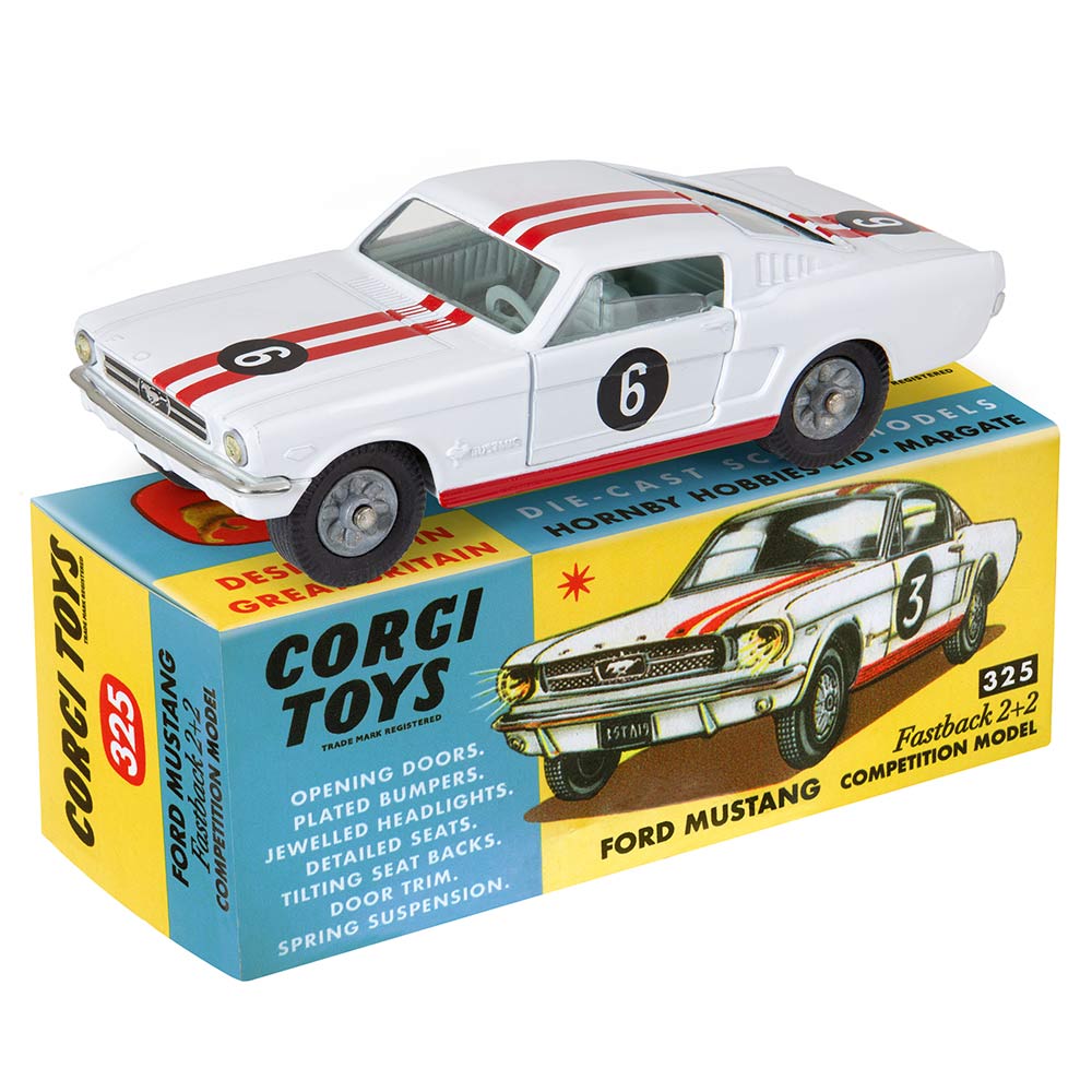 Ford Mustang Fastback 2 + 2 Competition Model (325) – Corgi Model Club ...